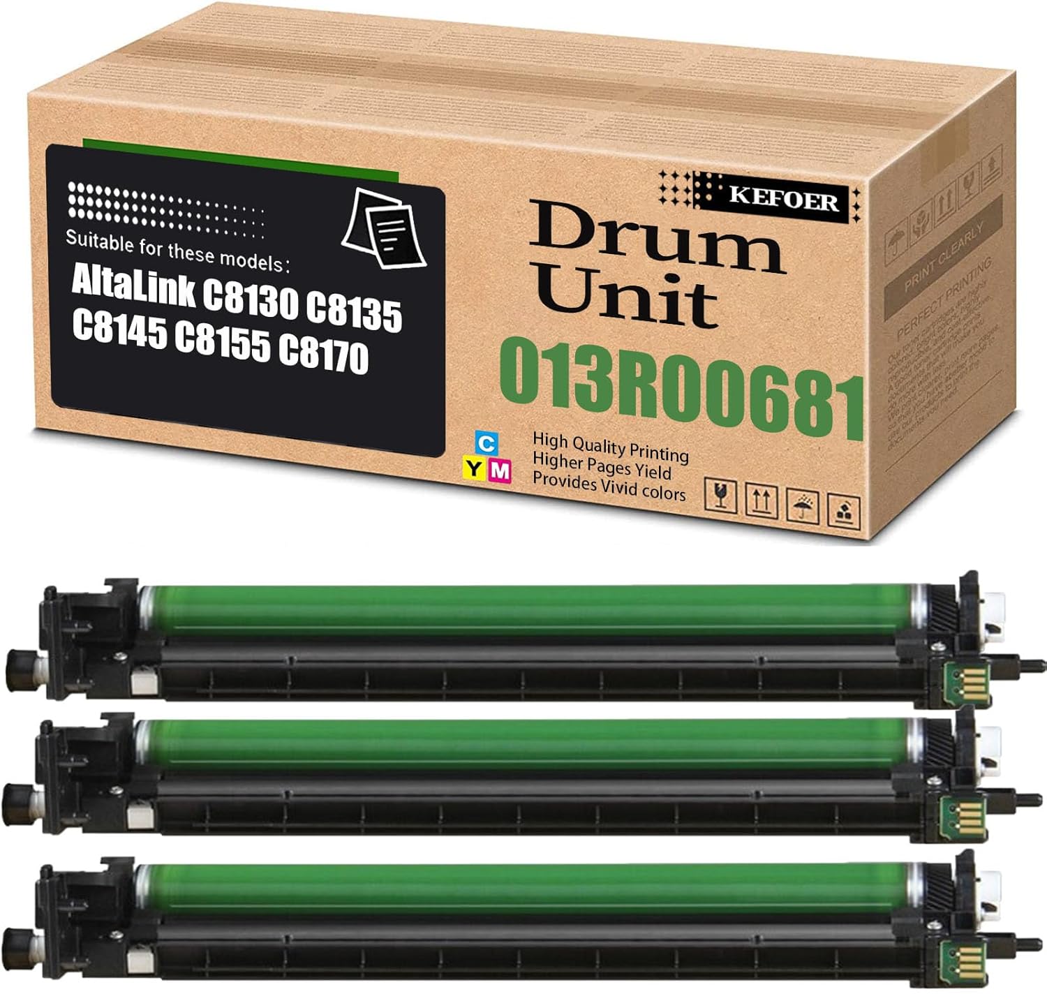 Amazon.com: KEFOER Compatible C8130 Drum Cartridge Replacement for ...