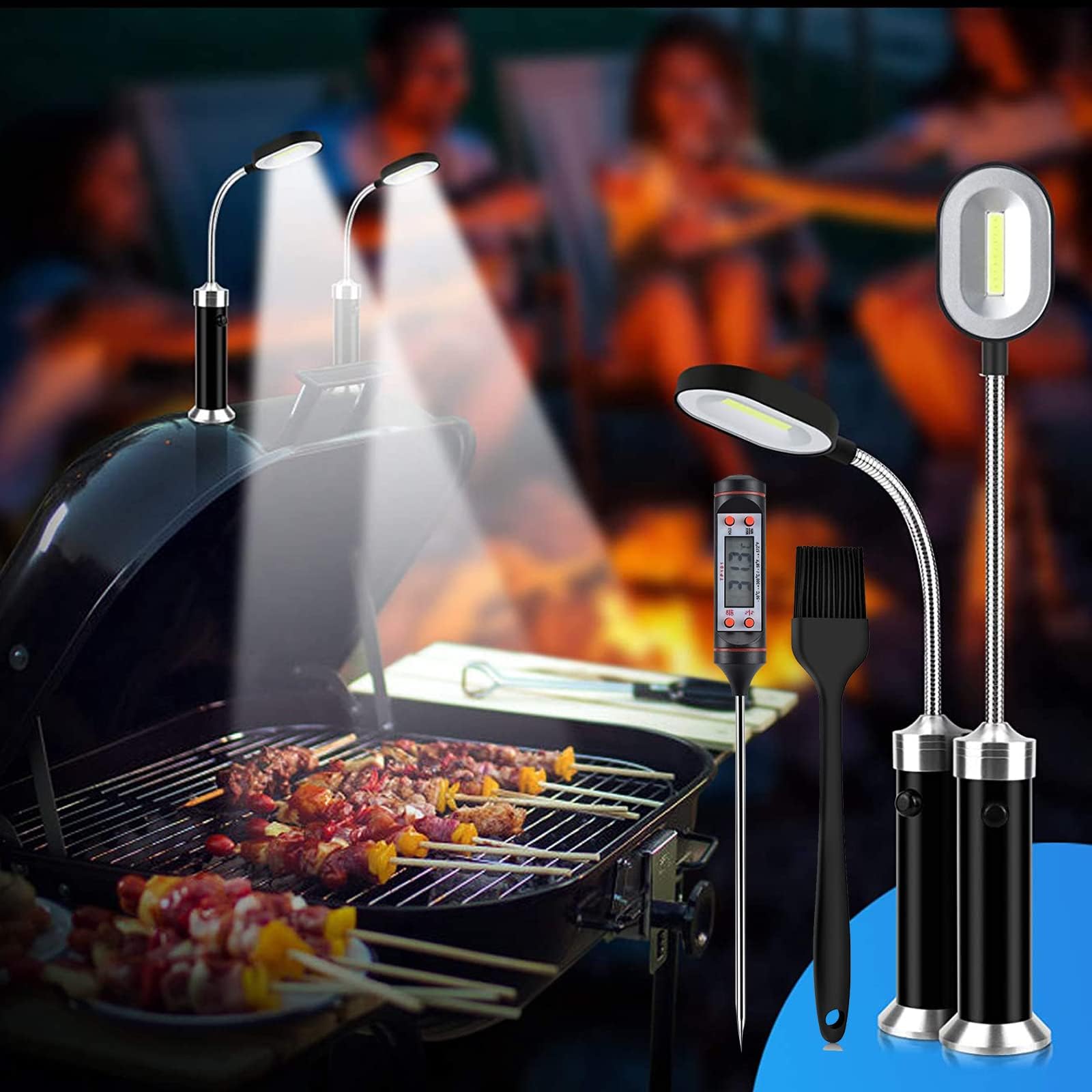 PACETAP Ultra-Bright Barbecue Grill Light with Magnetic Base and 360 ...