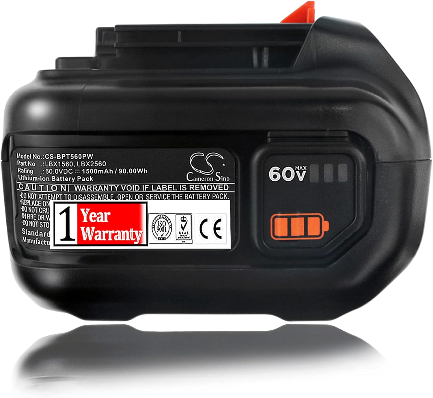 Amazon.com: BCXY 60V Battery Replacement for LHT360 LST560 LBX1560 ...