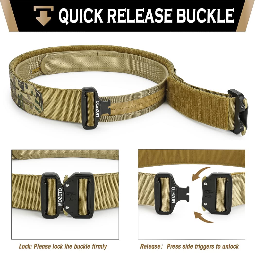 Snapklik.com : Molle Battle Belt, 2" Battle Belts Tactical War Combat ...