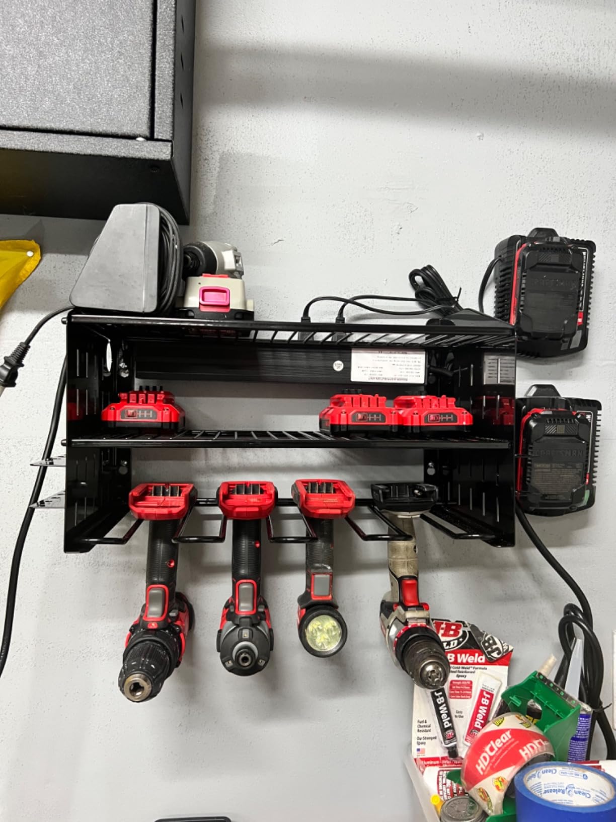 $11/mo - Finance WellMall Power Tool Charging Station - 3 Layer Wall ...