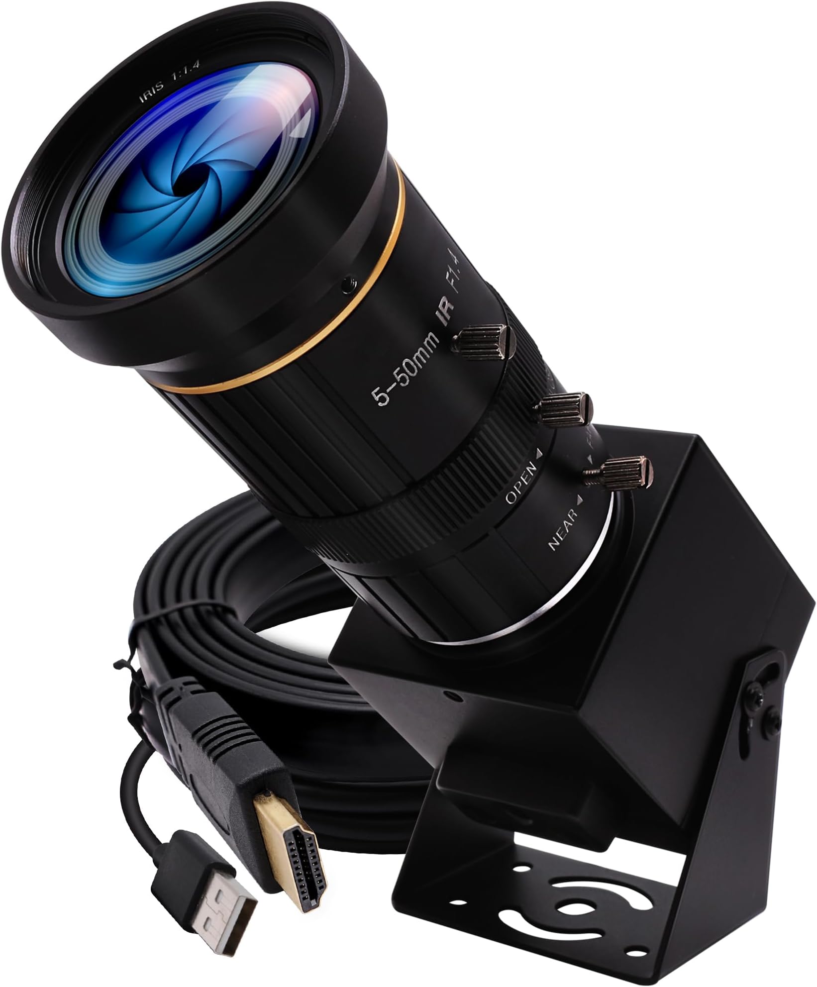 Amazon.com: IFWATER HDMI USB Webcam 4K Camera for Live Streaming 10X ...