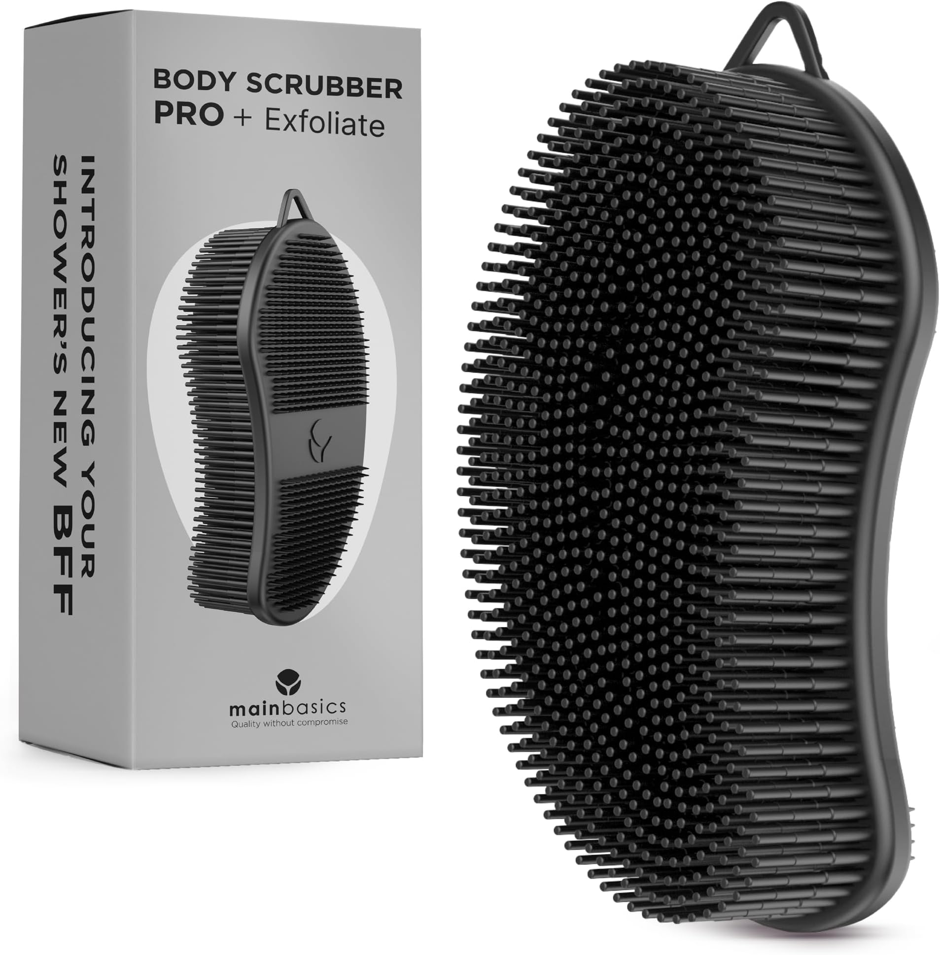 Amazon.com : Silicone Body Wash Scrubber - Body Scrub Brush - Durable ...