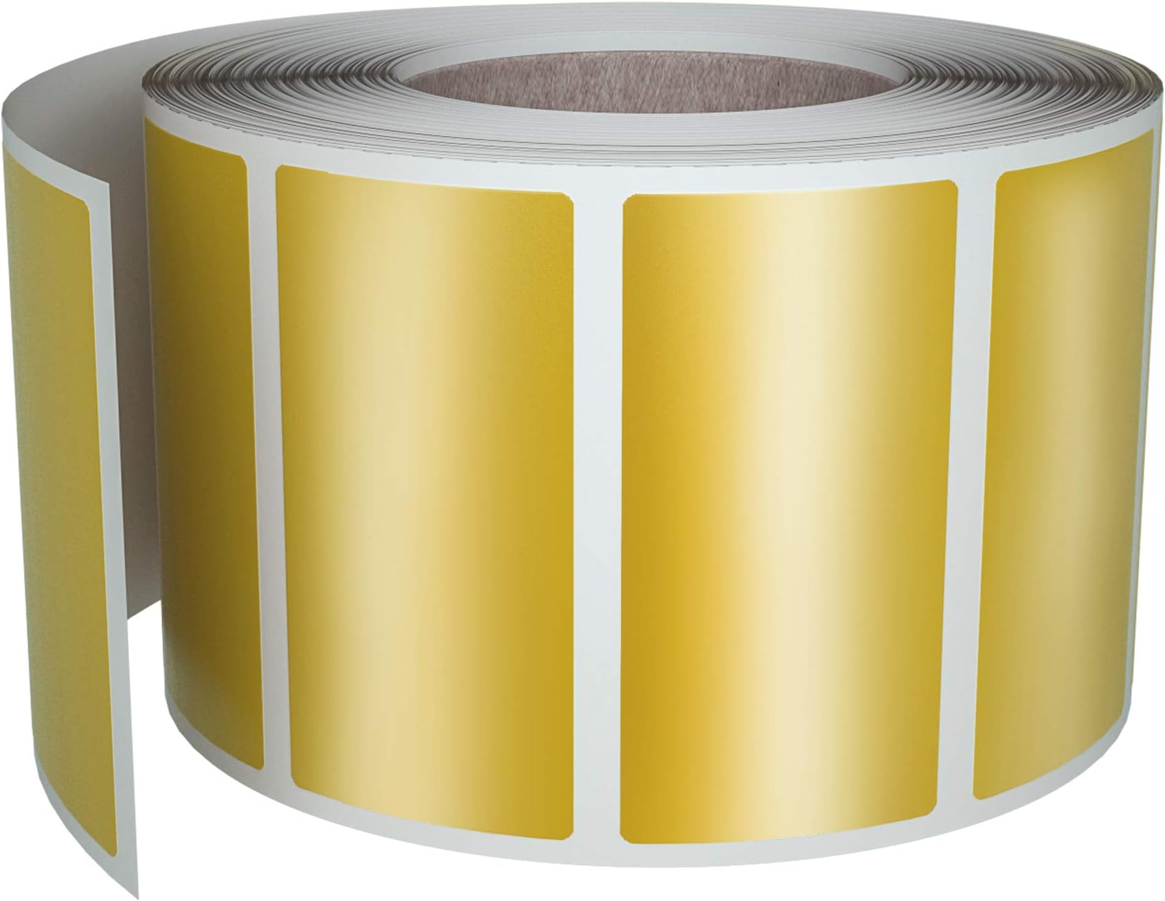 Royal Green Metallic Gold Rectangle Label (40mm x 19mm) Metallic ...