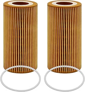 2 Pcs Oil Filter Element 8692305 Engine Oil Filter Insert Element with ...