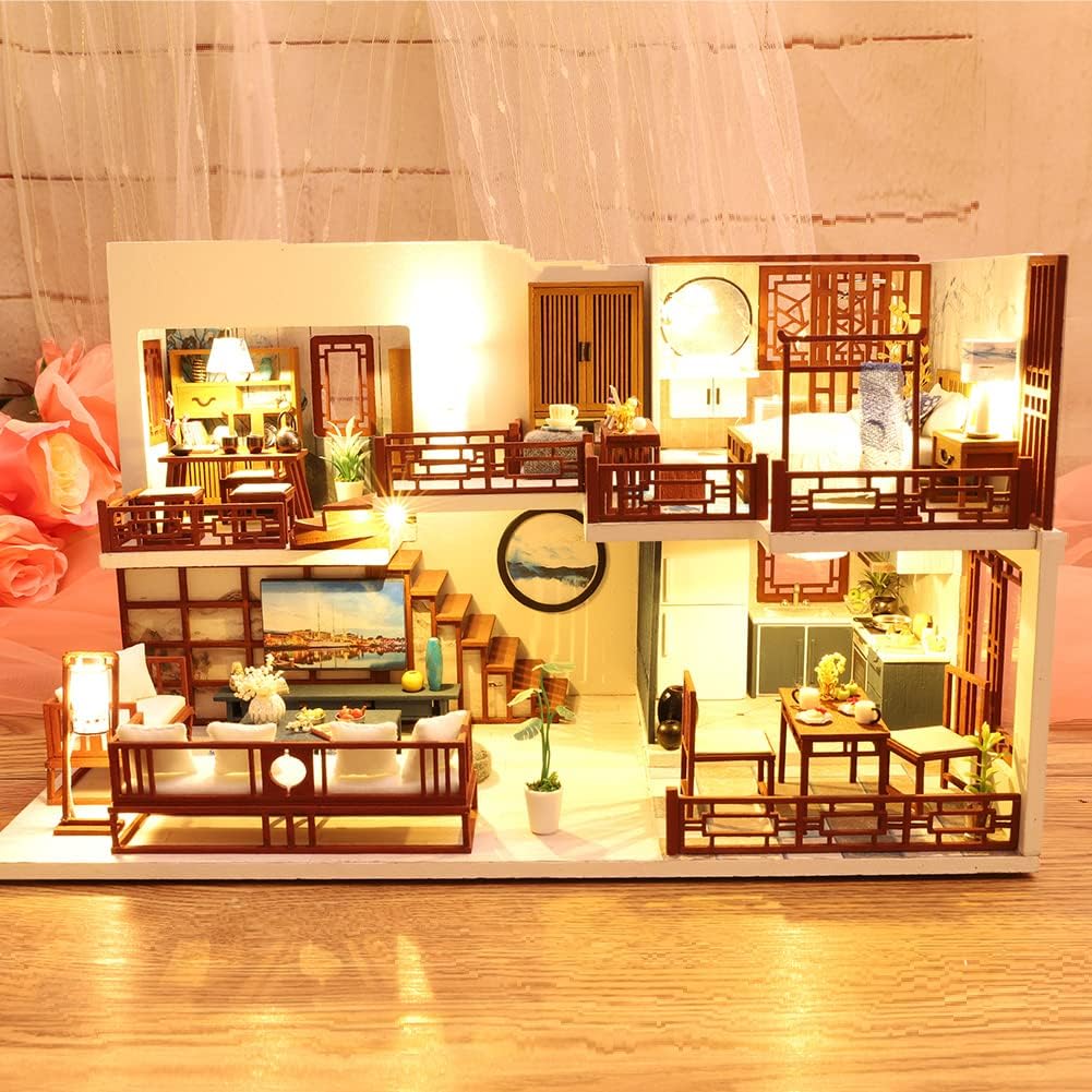 Kit Miniatura de Casa de Boneca | Kit de casa de bonecas em miniatura ...