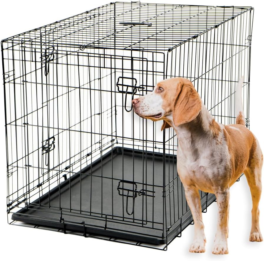 Fancy Pets Jaula Metálica Plegable para Perro Chico con 1 Puerta ...