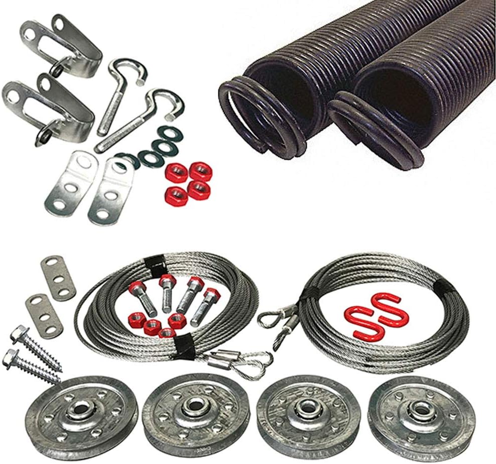 Amazon.com: Abutilon Garage Door Extension Spring PRO-KIT Double Looped ...