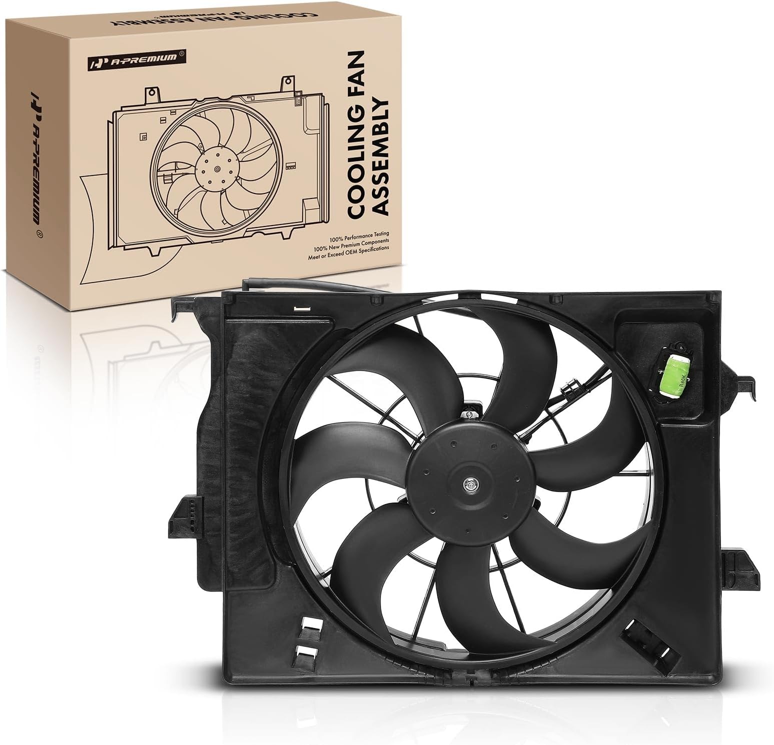 Amazon.com: A-Premium Engine Radiator Cooling Fan Assembly Compatible ...