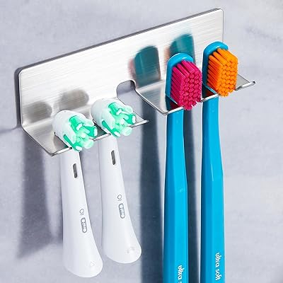 Amazon.com: XILIMEN Toothbrush Holder, Self Adhesive Wall Mount ...