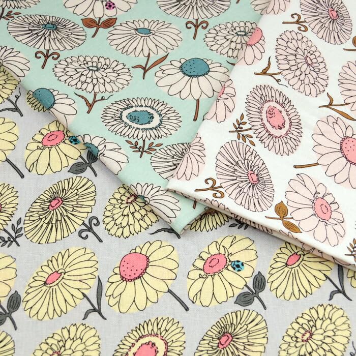 Amazon | ひなぎく≪isso-ecco≫ 綿麻キャンバス生地 50cm単位 グレー | 布・生地 通販