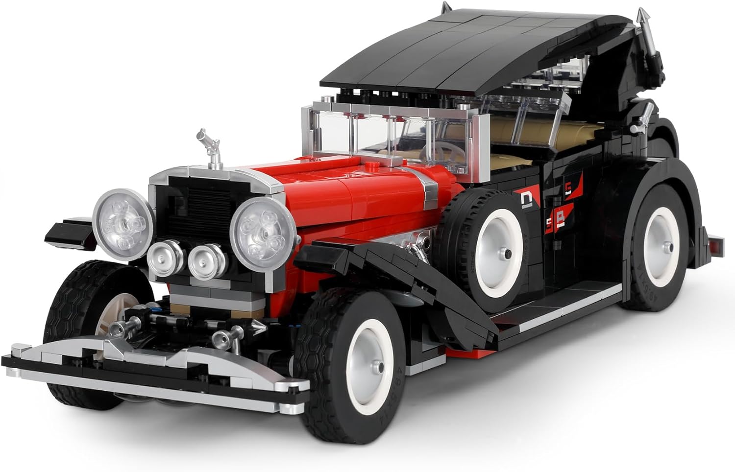 Amazon.com: Redants Vintage Car Model Building Blocks Set, Classic Cars ...