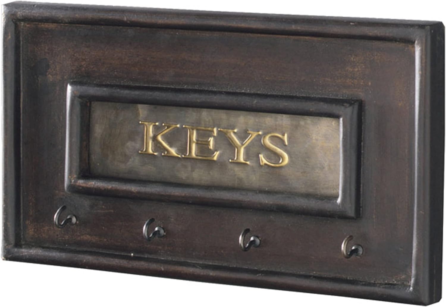 Amazon.com: Park Designs Wood and Brass Key Hook : Home & Kitchen