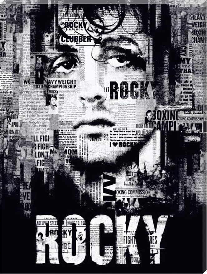 Rocky/Rocky Balboa Boxing Artwork On Stretched Canas - Ready To Hang ...