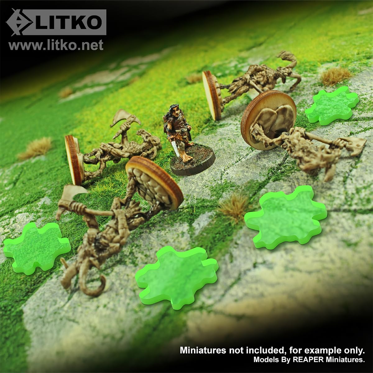 Snapklik.com : LITKO Acid Splatter Tokens Hazardous Spill Marker ...
