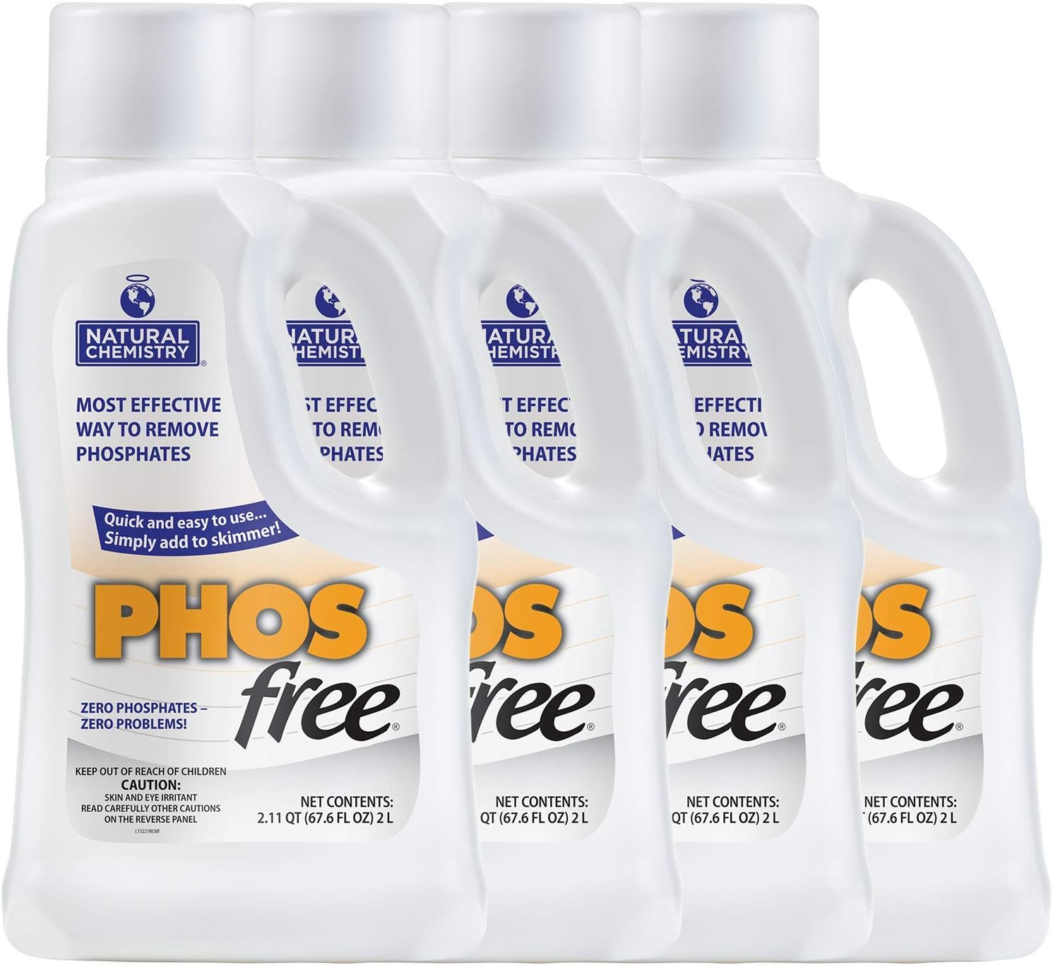 Amazon.com : Natural Chemistry Pool Perfect + Phosfree, 3-Liter, 4 Pack ...