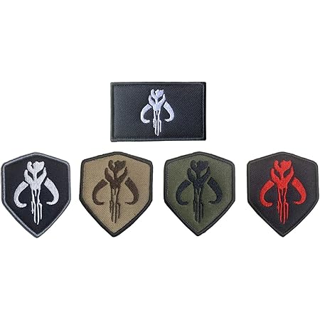 Amazon.com: Antrix 5 Pieces Movie Skull Mercenary Shield Badge Emblem ...