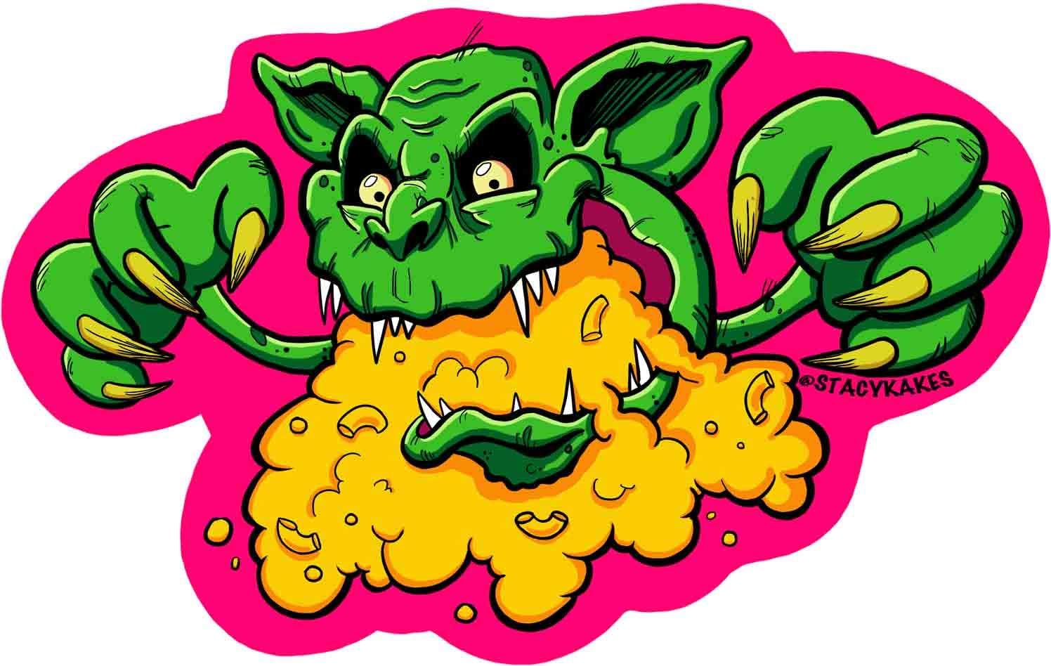 Amazon.com: The Cheddar Goblin from Mandy Decal - for Cars, Laptops ...