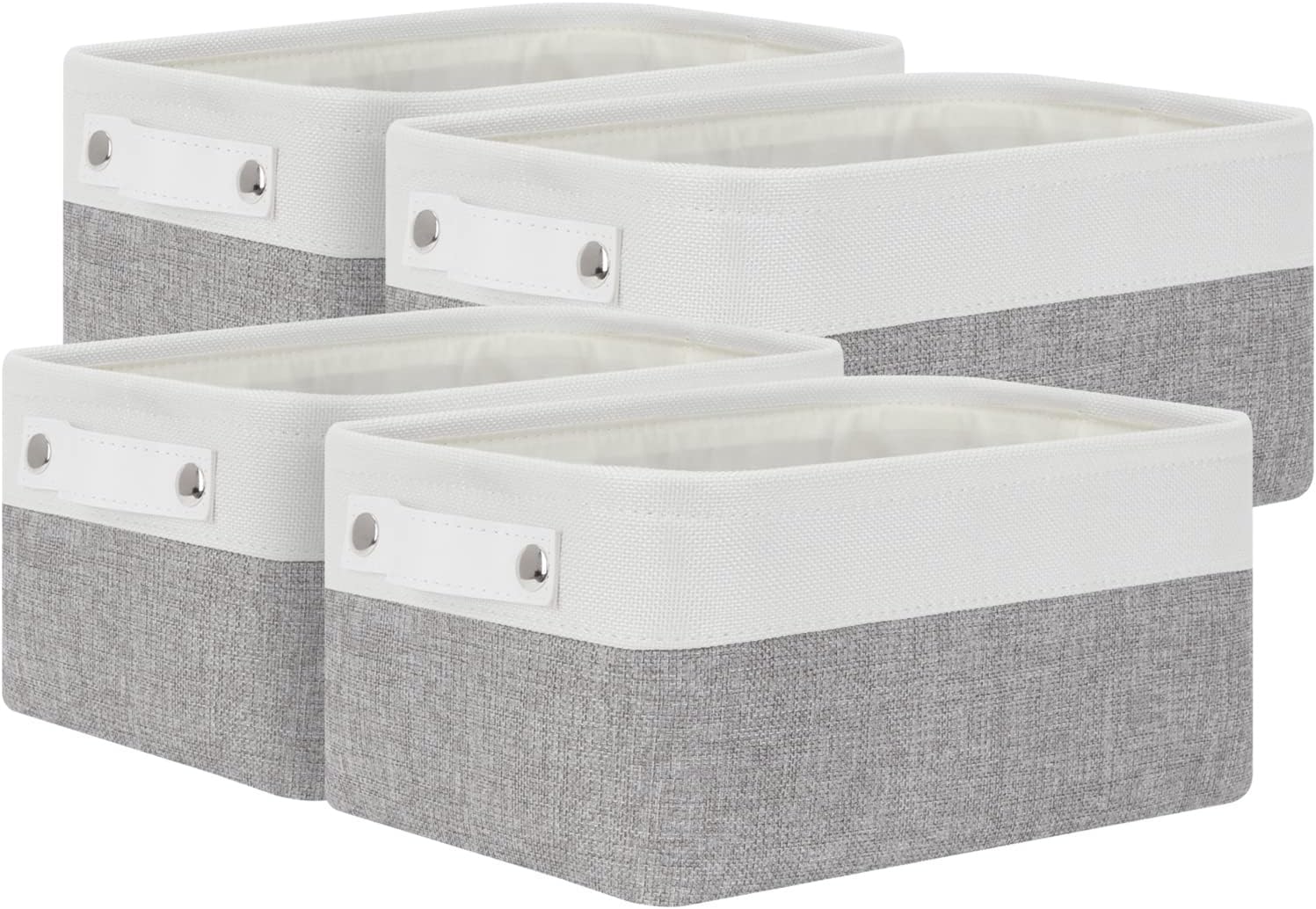 Amazon.com: Bidtakay Small Storage Baskets for Organizing [4-Pack ...
