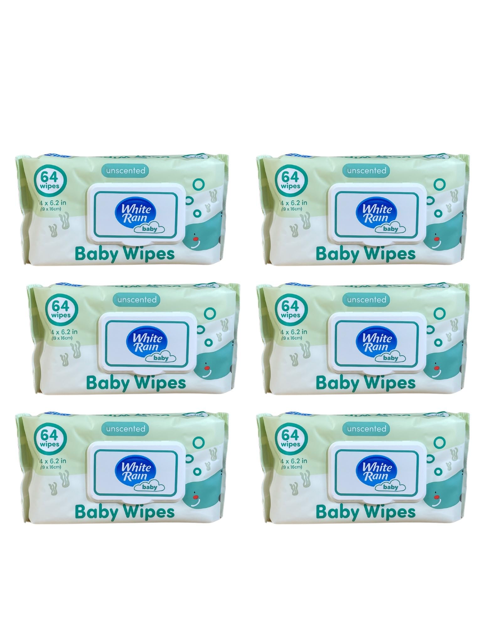 Snapklik.com : White Rain Baby Wipes Resealable Package