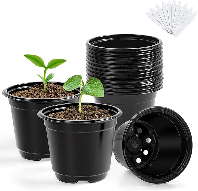 Amazon.com: Homenote Nursery Pots for Plants,3.5 Inch Plant Pot for ...