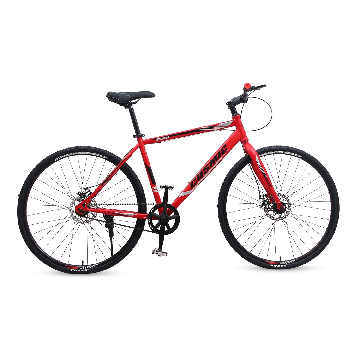 Cosmic Bicycle 700C Burg ST RF SS Steel Bicycle with Rigid Fork and ...