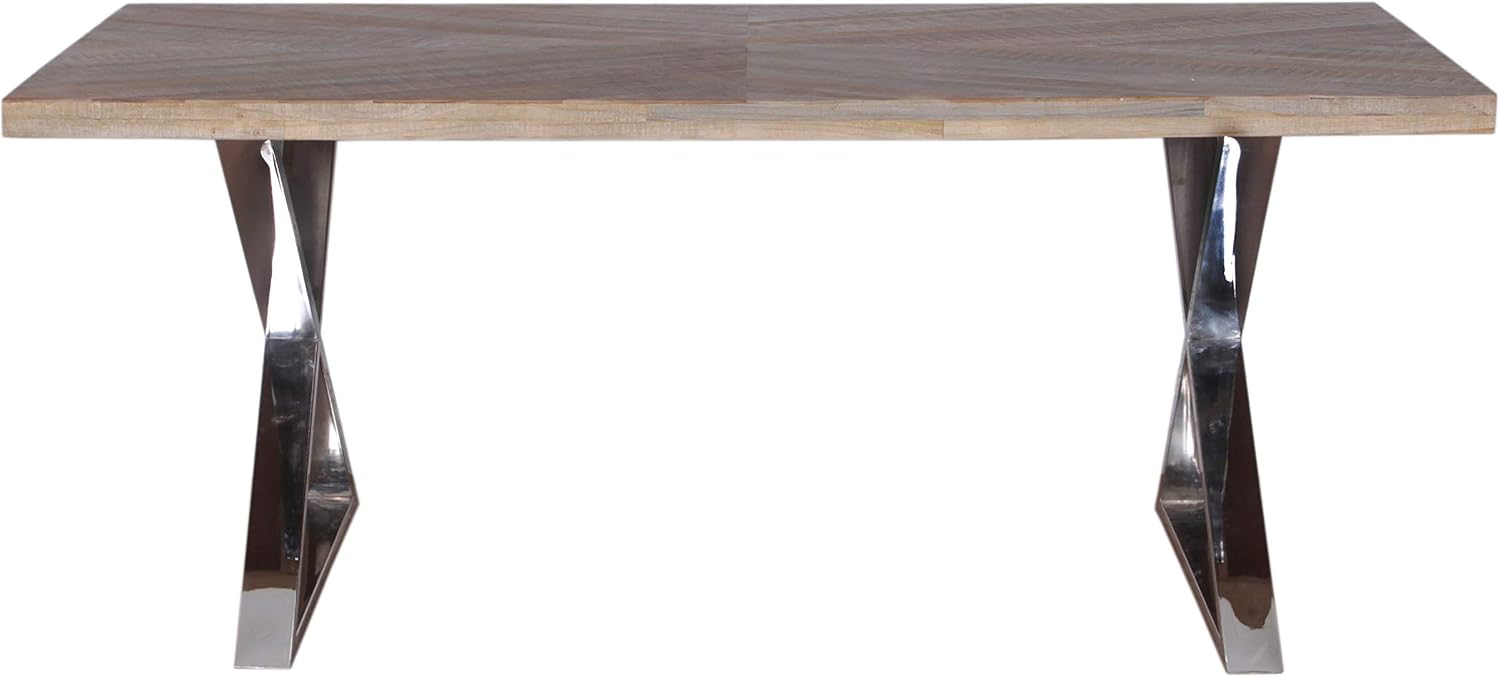 Amazon.com - CDI Furniture MATRIX Dining Table Medium multi/chrome - Tables