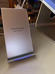 Fast Wireless Charger, NANAMI 10W Qi Wireless Charging Stand for iPhone 15/14/13/12 Pro/12 Mini ...