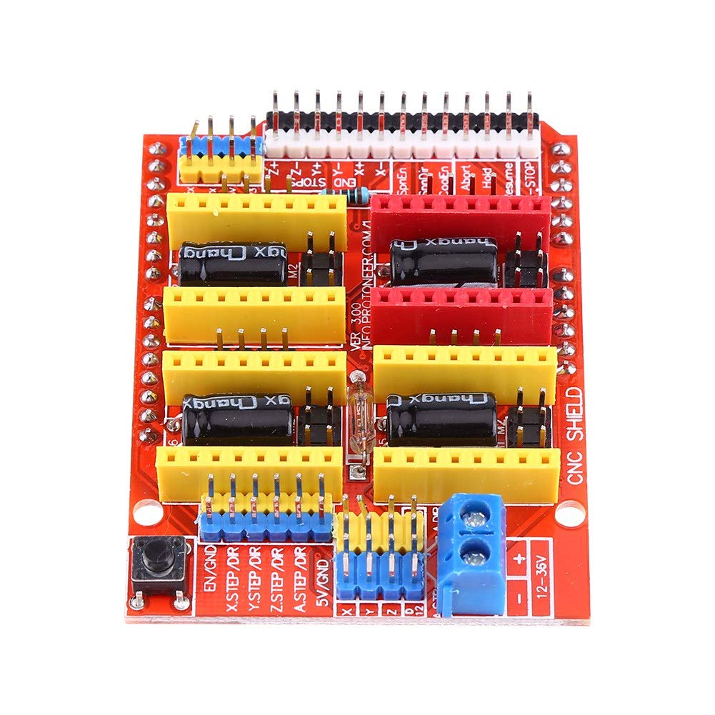 V3.0 Board, CNC Shield 3D Printer Motor Driver Compact Design CNC ...