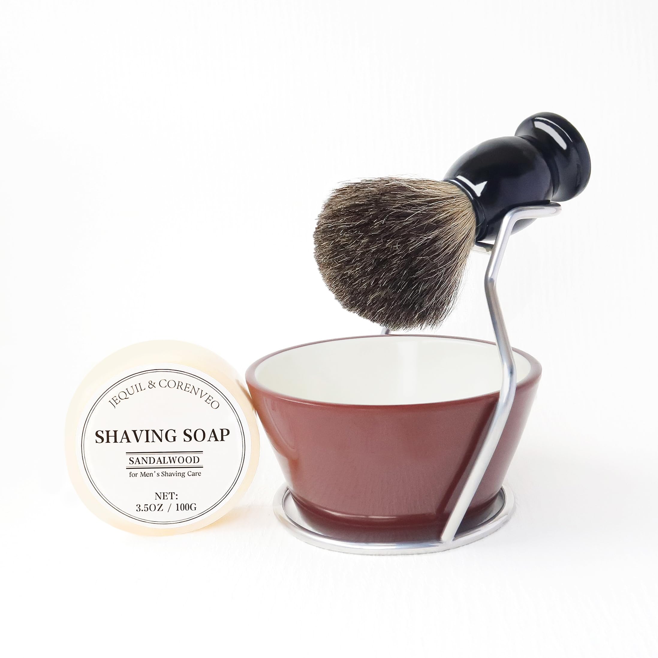 Amazon.com : Shaving Brush Set for Men, 4pcs Shaving Set Includes ...