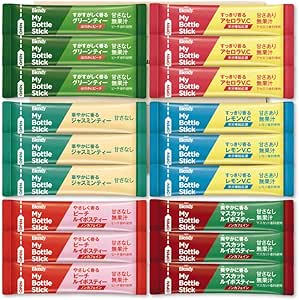 Amazon.co.jp: AGF Blendy My Bottle Sticks, 6 Types, 18 Piece Set ...
