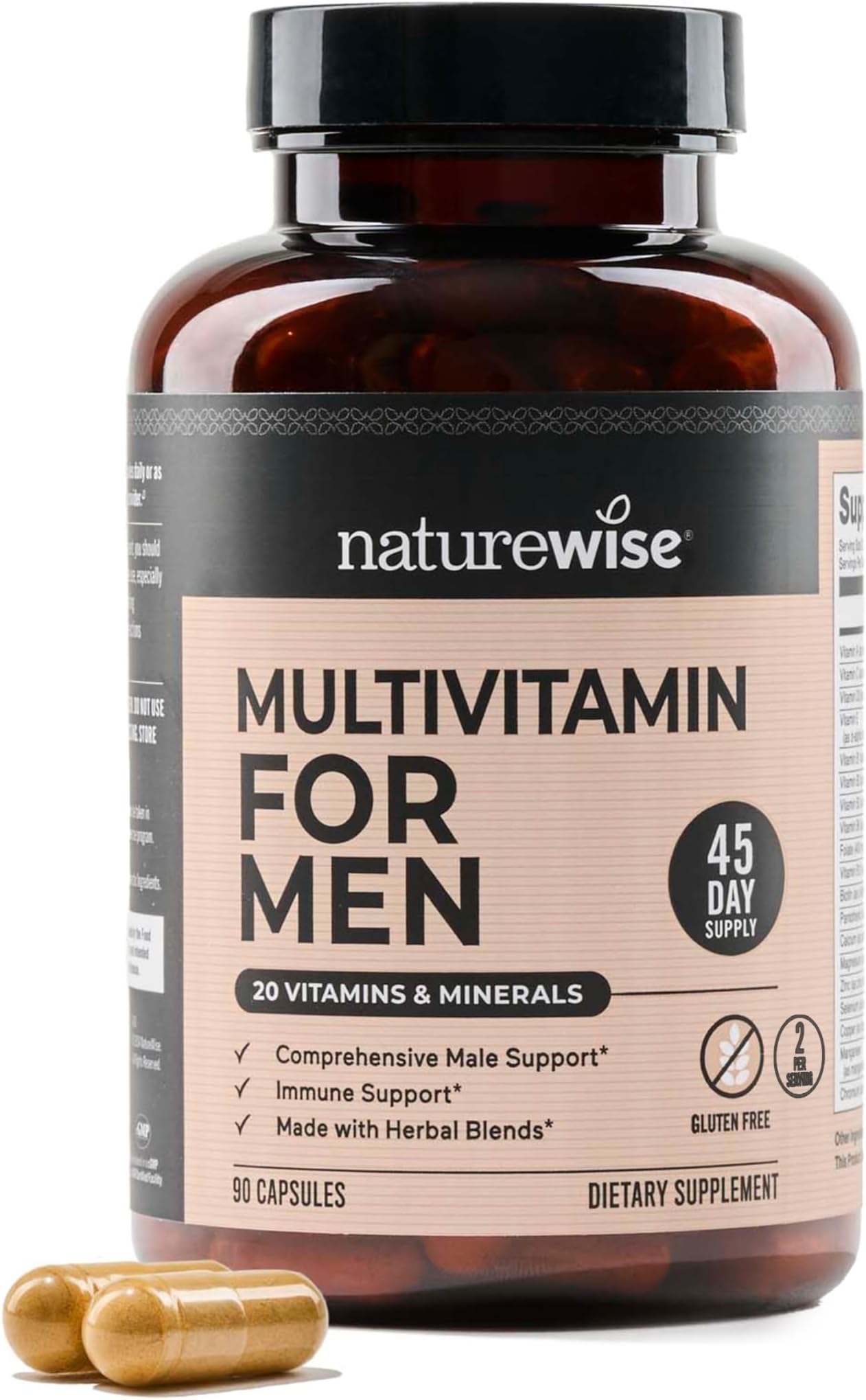 Amazon.com: Vitacost 50 Plus Multi Vitamina para hombre - 120 Tabletas : Salud y Hogar