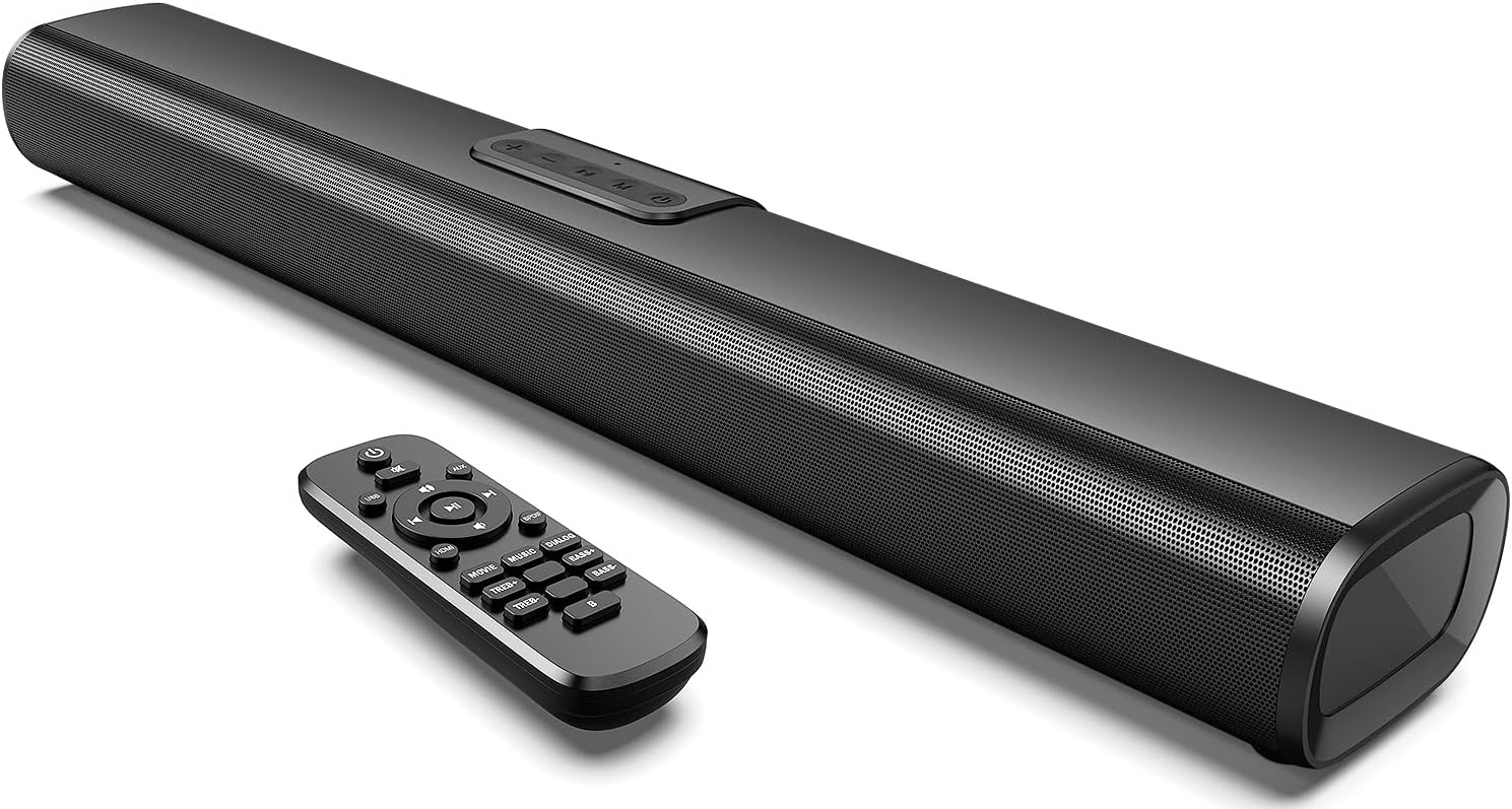 EnjoyNest Sound Bar for Smart TV,16 Inch Bluetooth Soundbar Speakers ...