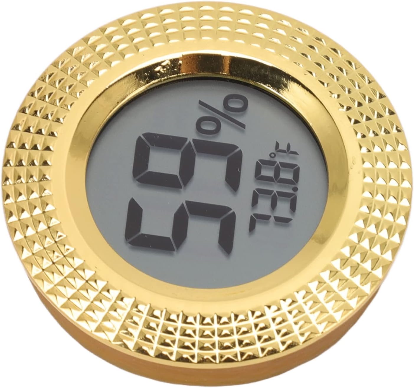 Insert Digital Hygrometer Embedded Humidity Gauge Round Humidor with ...
