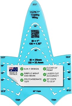 CLPA Wing Master 1" Coping - Ultimate Pipe & Welding Tool, Precision ...