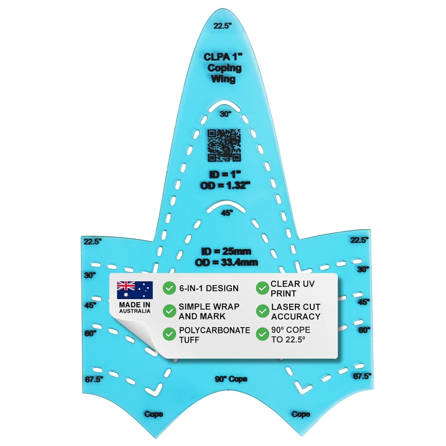 CLPA 1" Coping Wing Master: Ultimate Pipefitter and Welding Tool ...