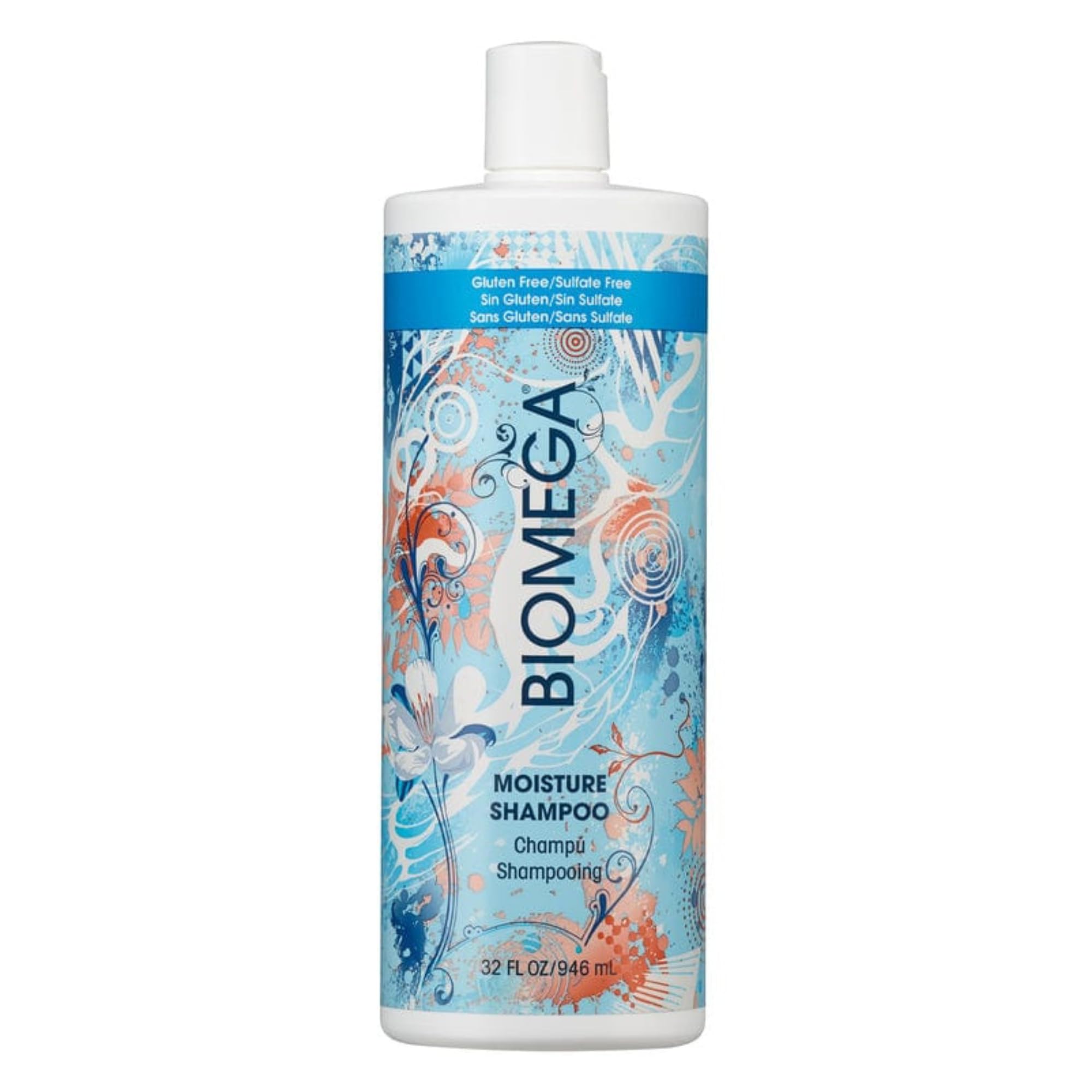 Amazon.com: Biomega Moisture Shampoo, Creates Fuller Volume, Hydrating ...