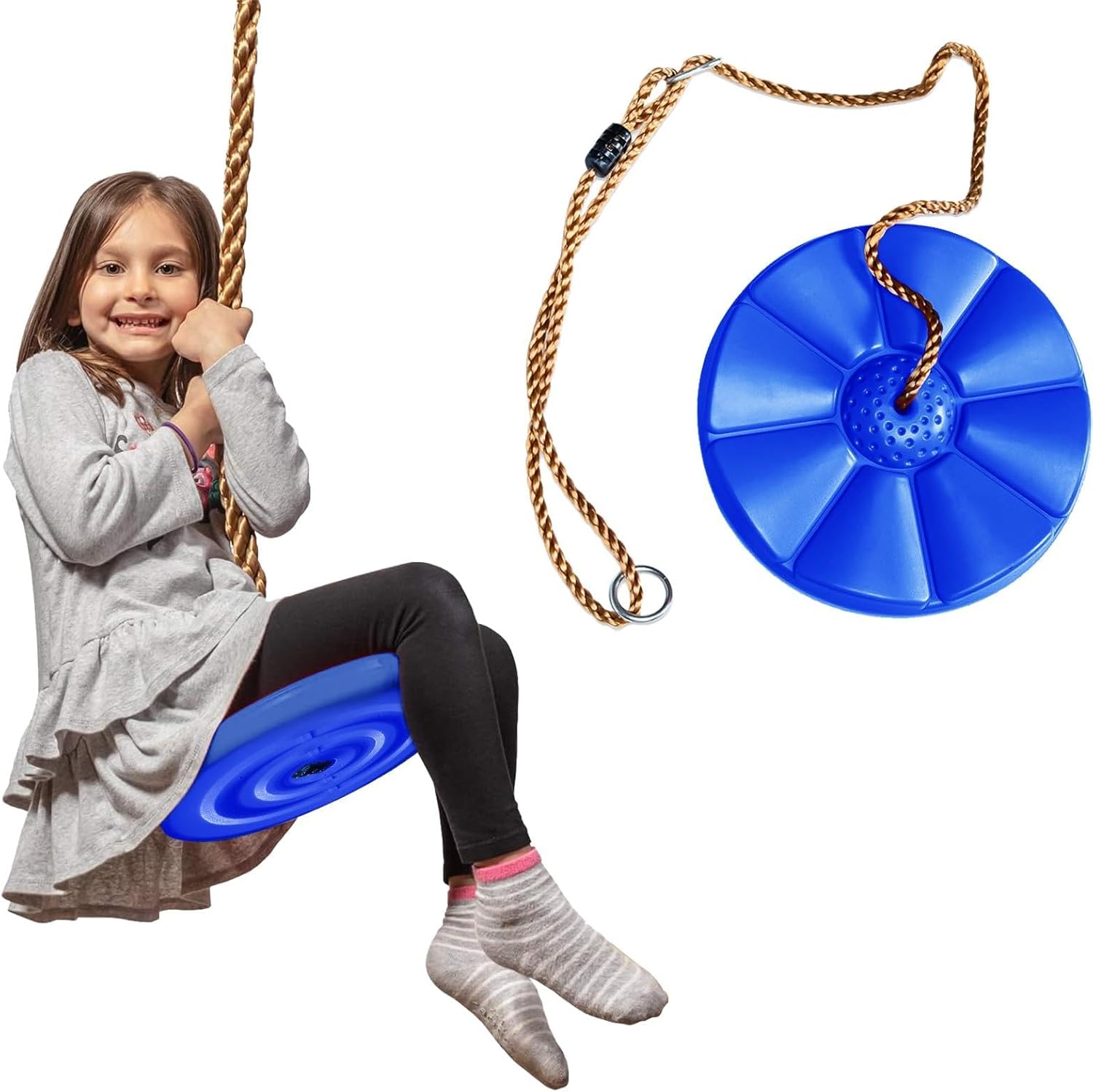 Amazon.com: Treehouse Swing Round Disk, Rope Child Seat Durable Round ...