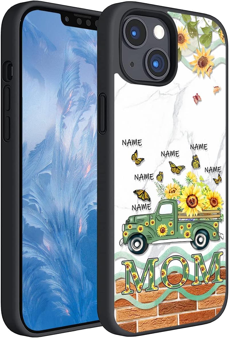 Amazon.com: Custom Mom/Grandma Gifts Mimi Sunflower Car Marble Decor ...