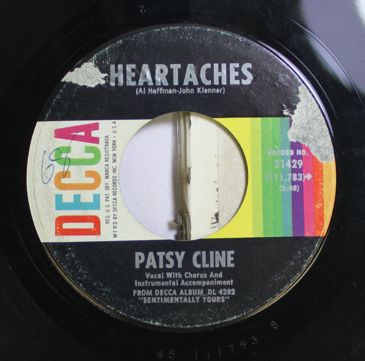 PATSY CLINE 45 RPM HEARTACHES / WHY CAN'T HE BE YOU - Amazon.com Music