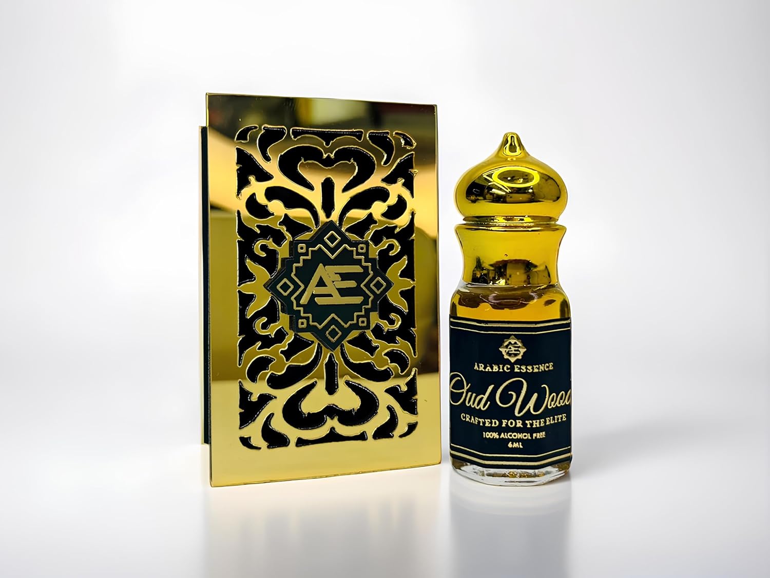 Arabic Essence Handcrafted Oud Wood Attar | 100% Alcohol-Free & Long ...