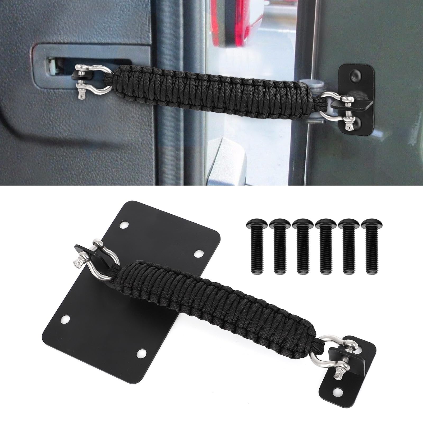 Amazon.com: Alpha Rider Rear Door Check Strap Tailgate Stopper Limiter ...
