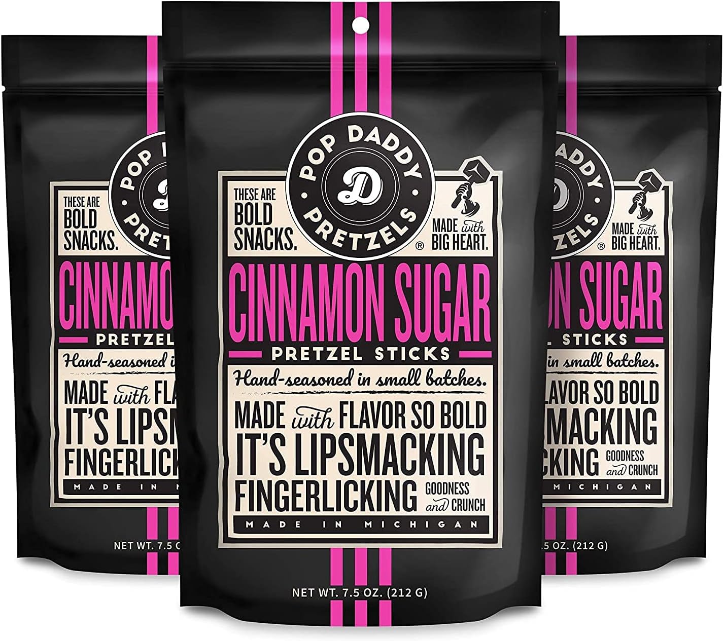 Amazon.com: Pop Daddy Flavored Pretzels Sticks | Healthy Gourmet ...