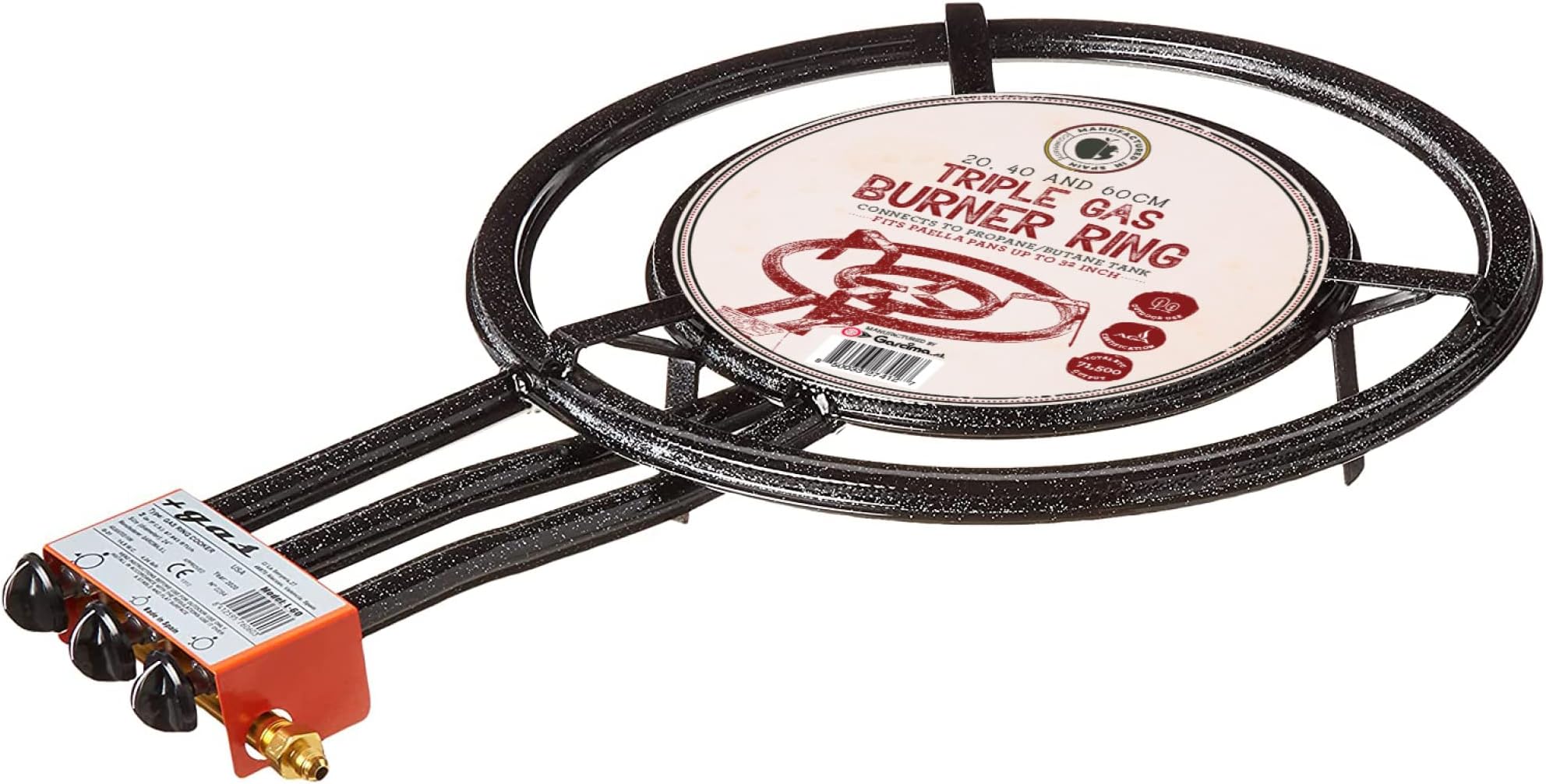 Amazon.com: La Paella Garcima G500 Paella Pan Propane Gas Burner (Large ...