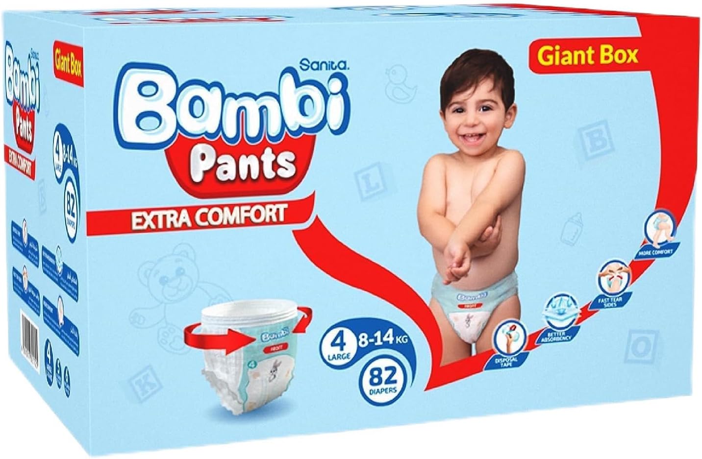 Fine Baby, Size 4, Large 7–14 kg, 124 Diapers : Buy Online at Best ...