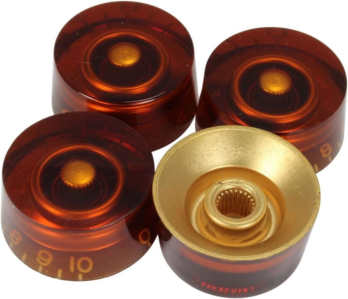 Amazon.com: Speed Knobs 4pk for Gibson guitars with US fine splines ...