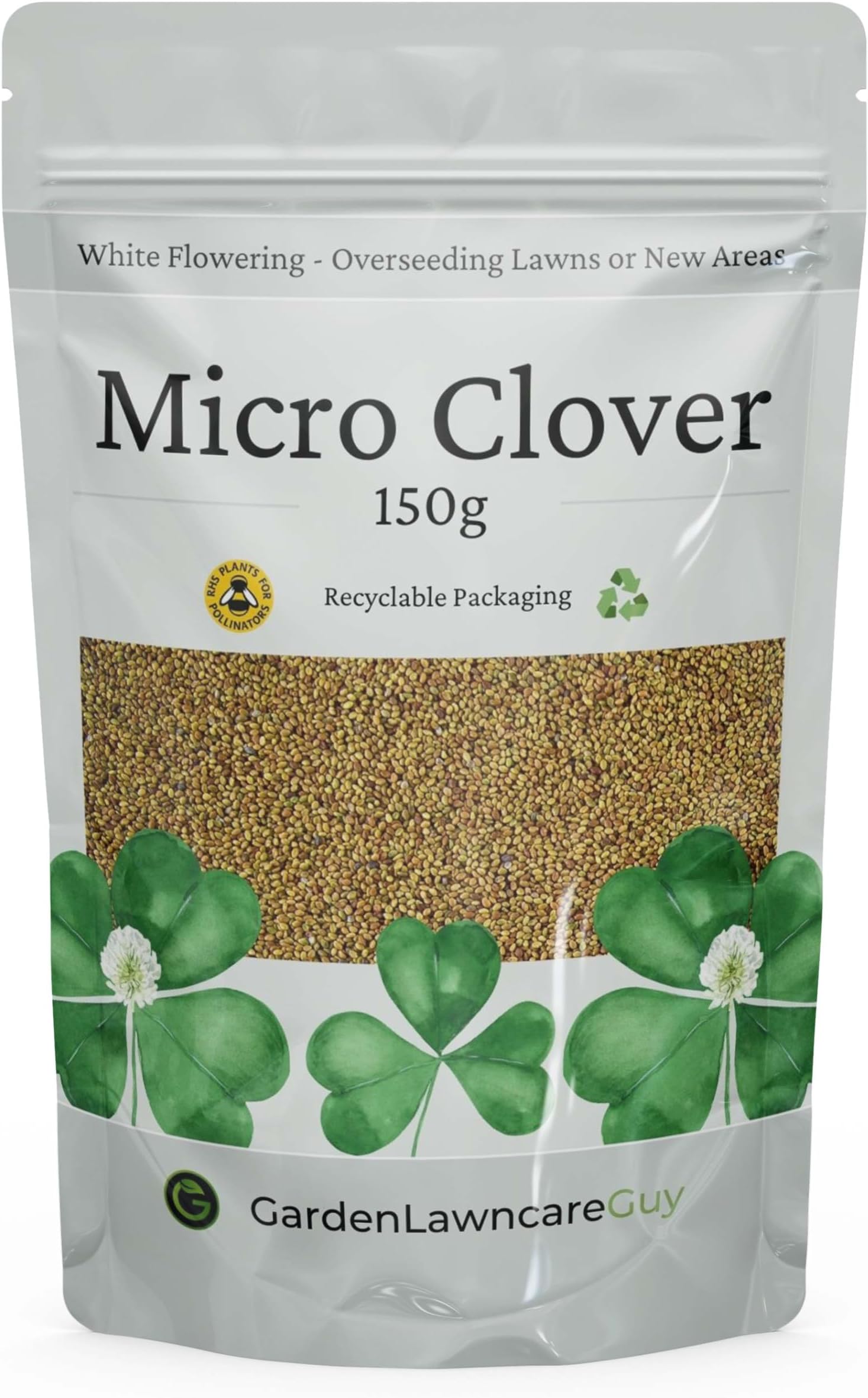 Micro Clover Seed for Lawn UK - 100% Small Leaf White Clover - Over ...