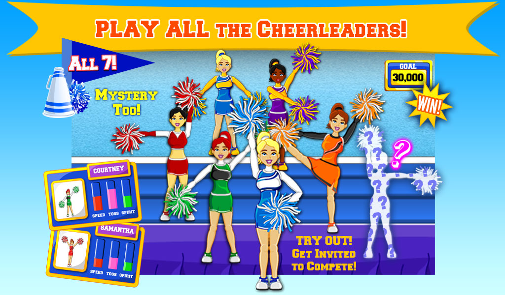 Just Cheer! All Star Cheerleader Game - Play Free Cheerleading & Dance ...