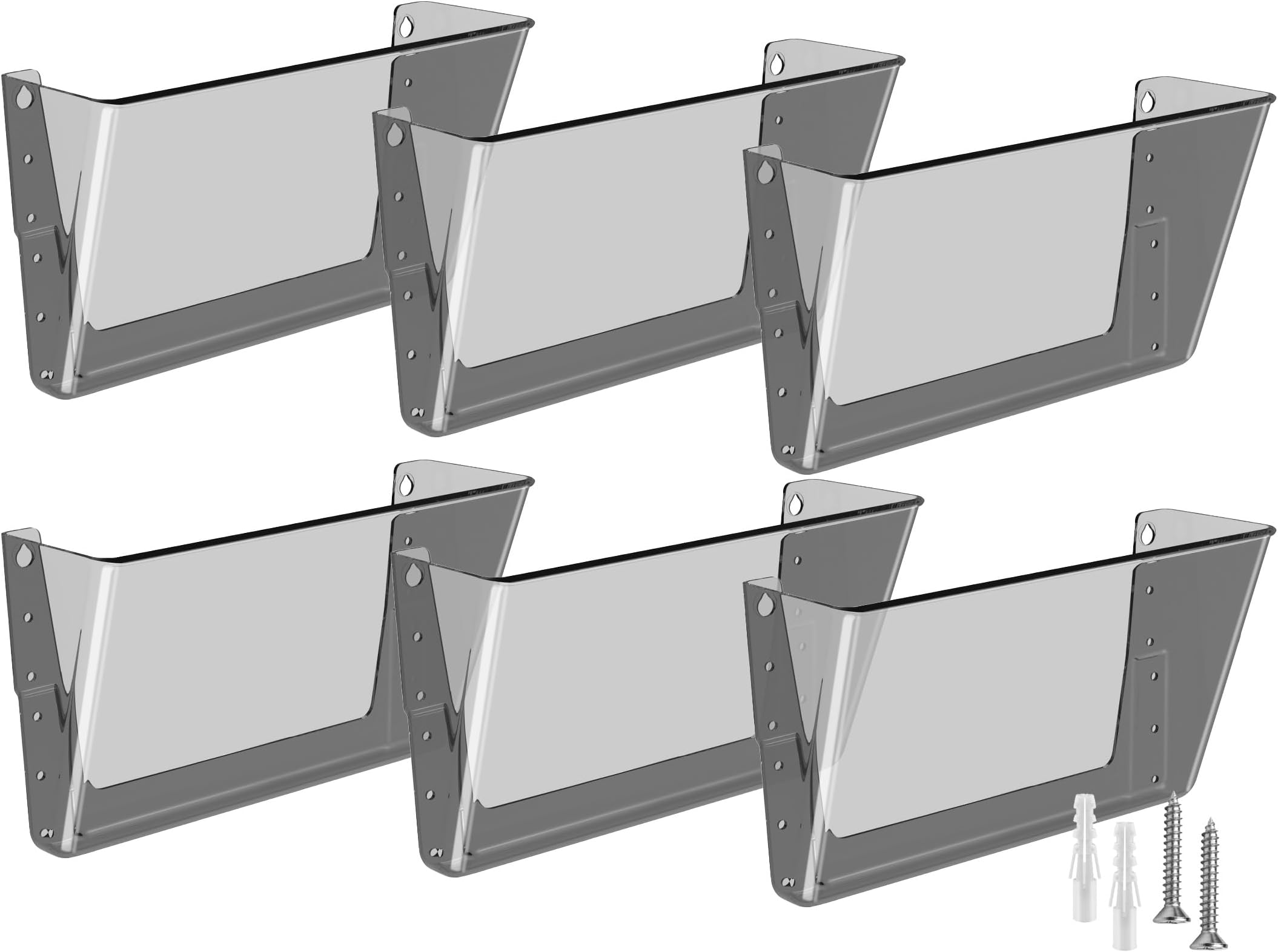 Amazon.com : Deflecto Docupocket Stackable Wall Pocket, 13” x 4” x 7 ...