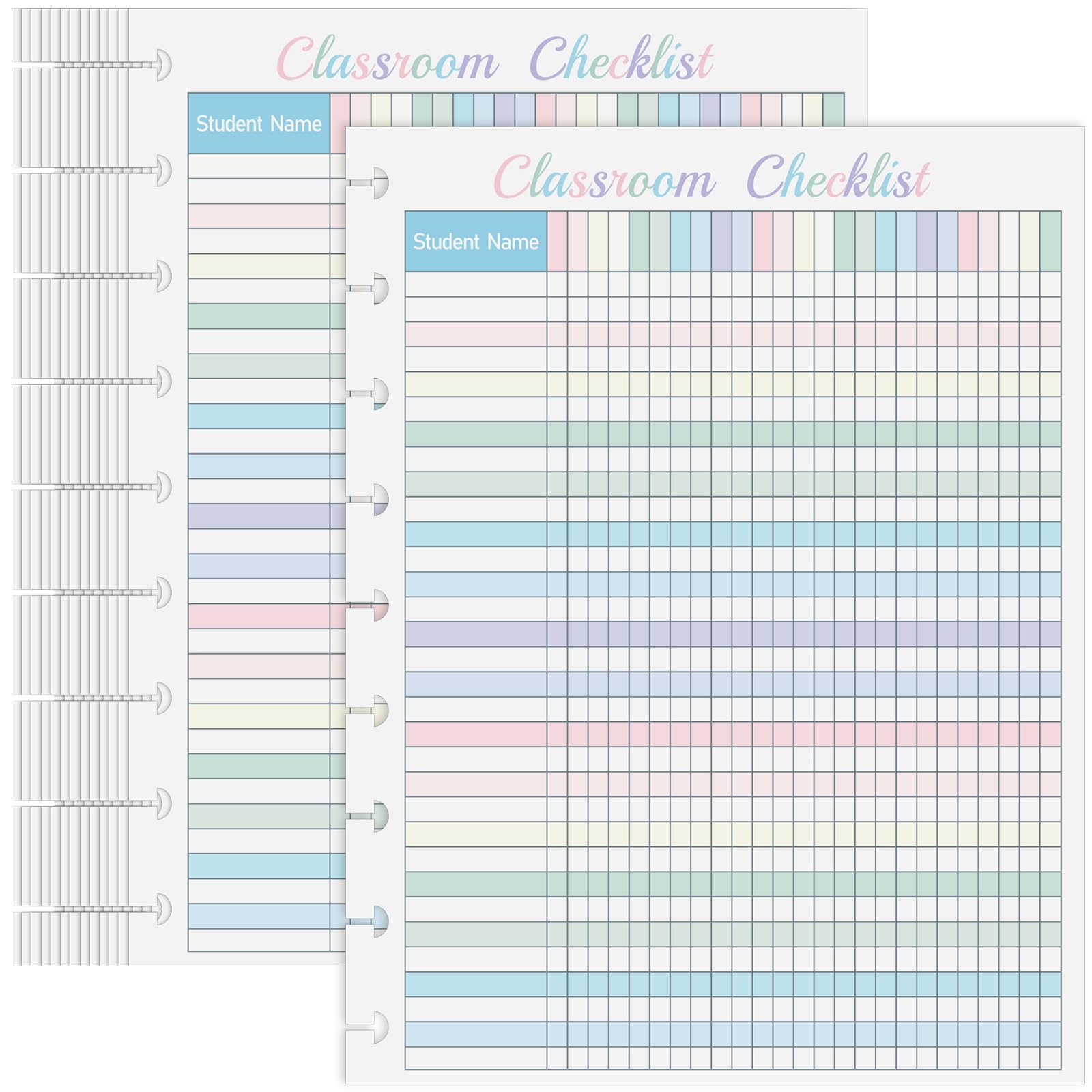 Amazon.com : Yinkin 50 Sheets Classroom Checklist Refills Teacher ...